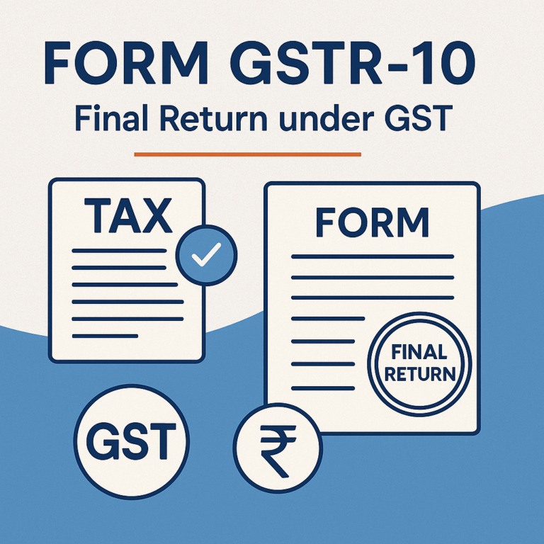 Form GSTR-10 Final Return under GST